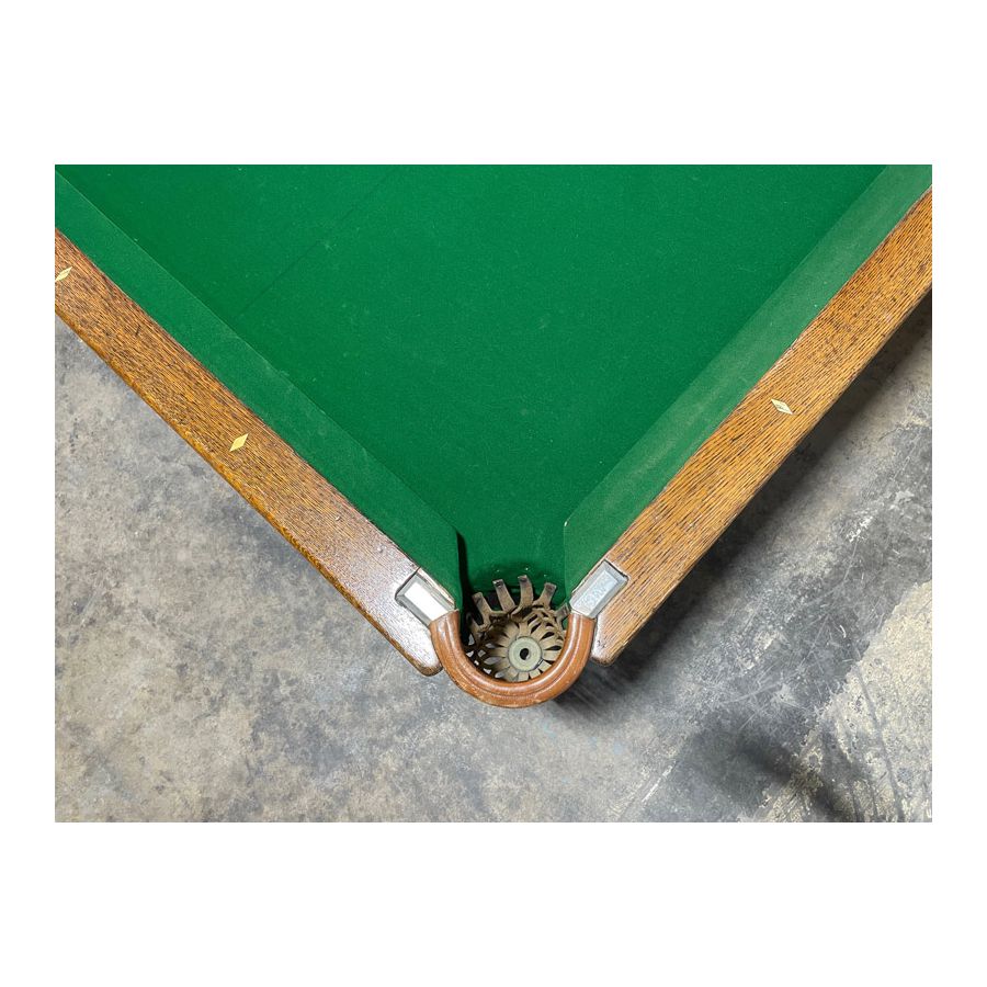 A spectacular looking Antique Brunswick 9 foot pool table TABLE489BRU9P