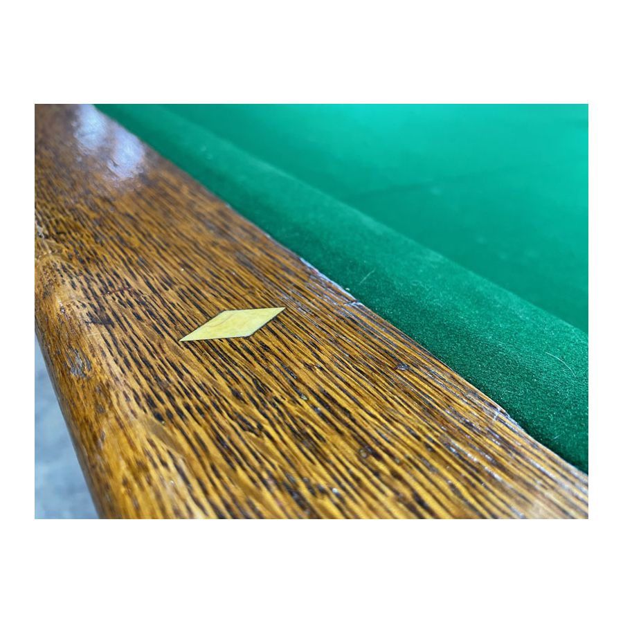 A spectacular looking Antique Brunswick 9 foot pool table TABLE489BRU9P