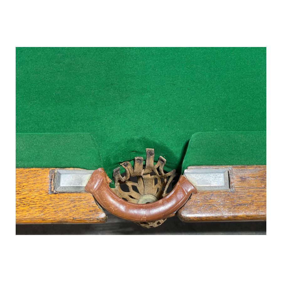 A spectacular looking Antique Brunswick 9 foot pool table TABLE489BRU9P