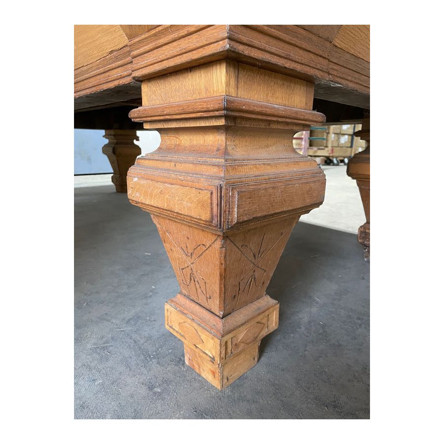 A spectacular looking Antique Brunswick 9 foot pool table TABLE489BRU9P