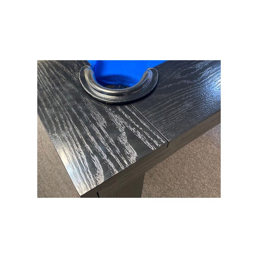 Palason Deville modern Black finish 8 x 4 foot pool table with square ...