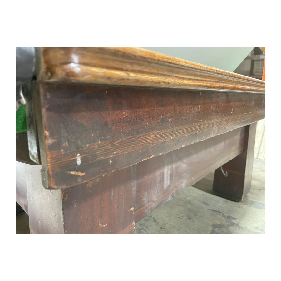 Antique British Billiard Company 6 x 12 foot format snooker table