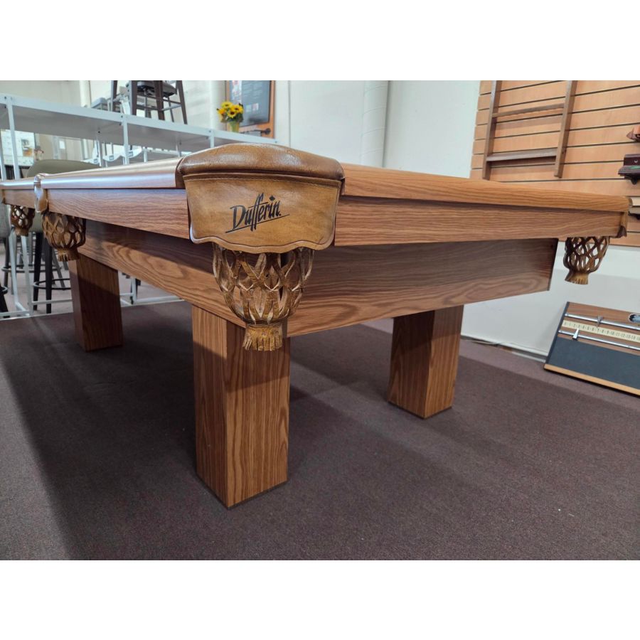 Used Dufferin 8 foot pool table with natural quarried slate and Oak ...