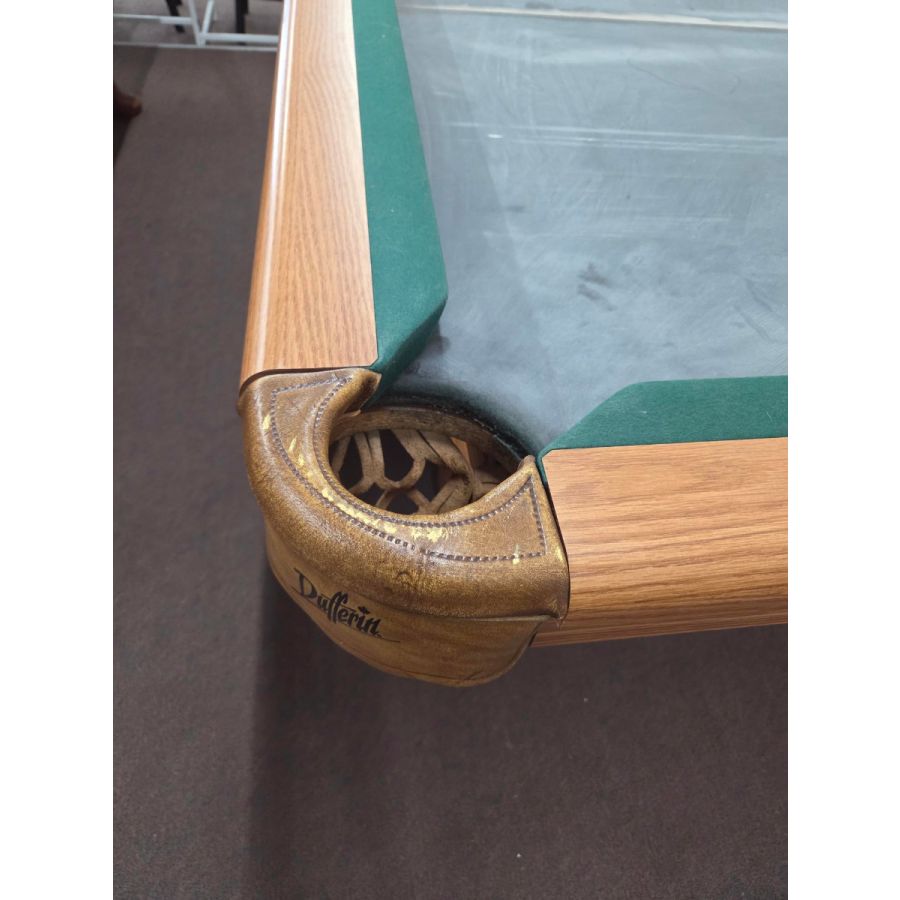 Used Dufferin 8 foot pool table with natural quarried slate and Oak ...