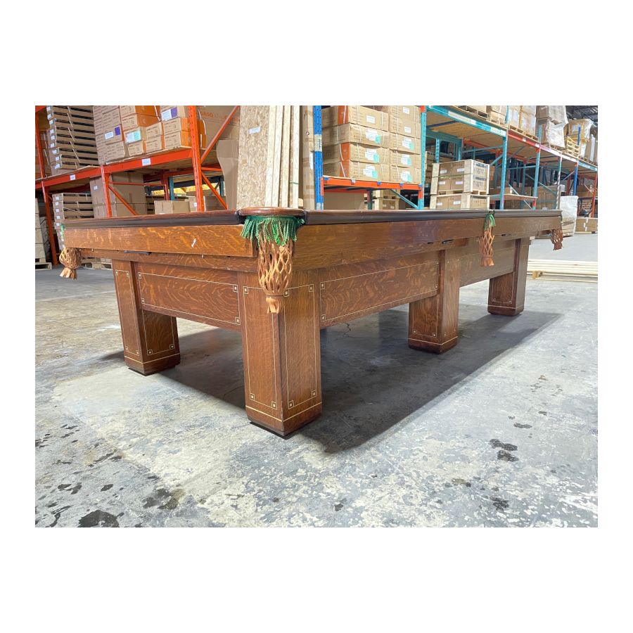 Brunswick Billiards Antique 10 foot convertible pool table and Carom ...