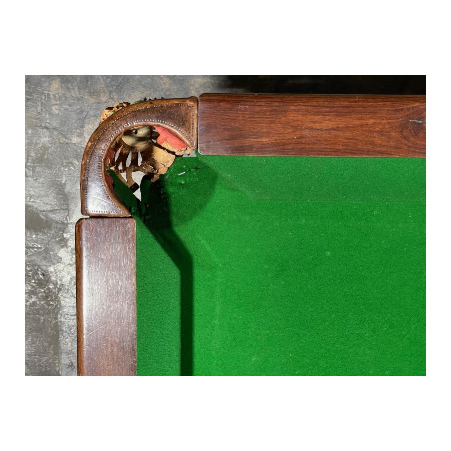 Brunswick Billiards Antique 10 foot convertible pool table and Carom ...