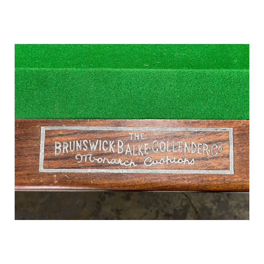 Brunswick Billiards Antique 10 foot convertible pool table and Carom ...