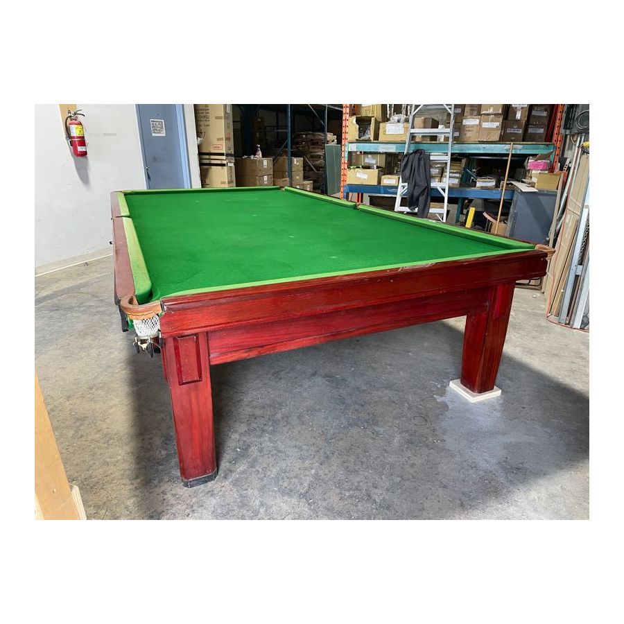 Burroughs and Watts Antique 12 foot snooker table with Mahogany finish ...