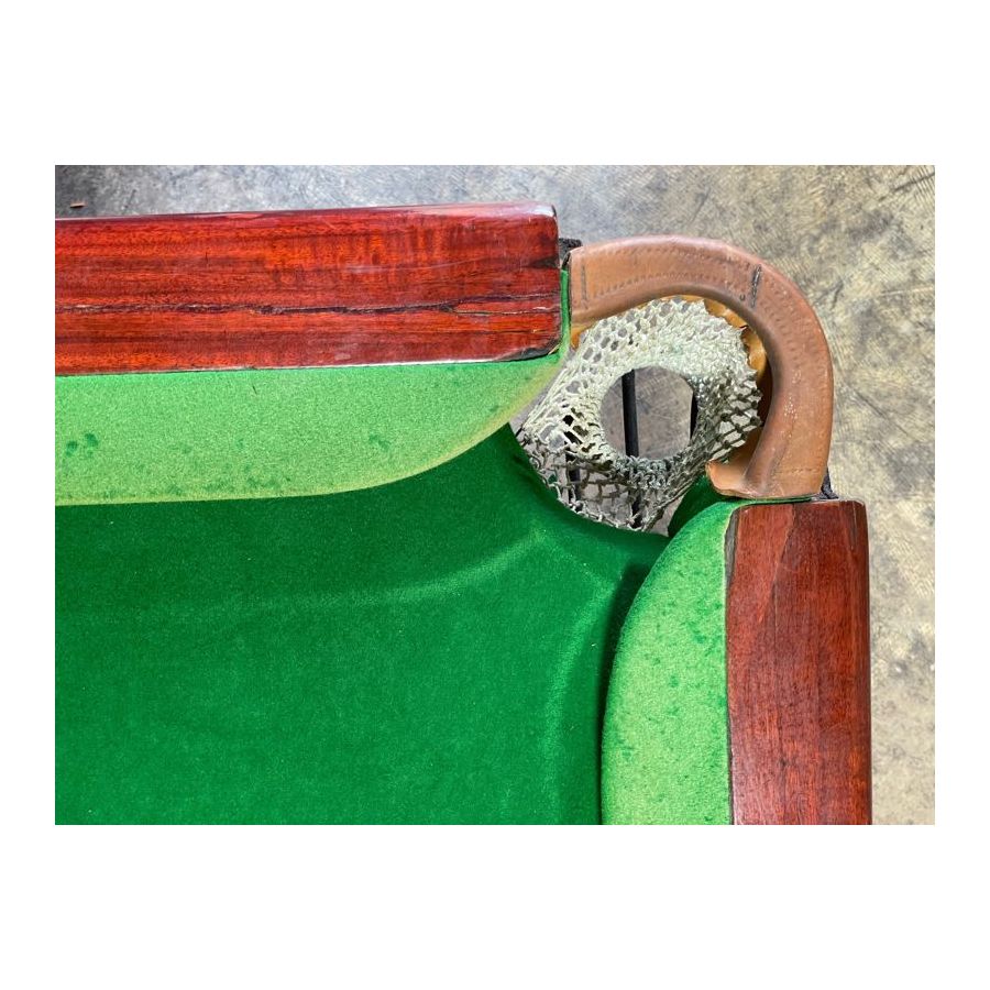 Burroughs and Watts Antique 12 foot snooker table with Mahogany finish ...