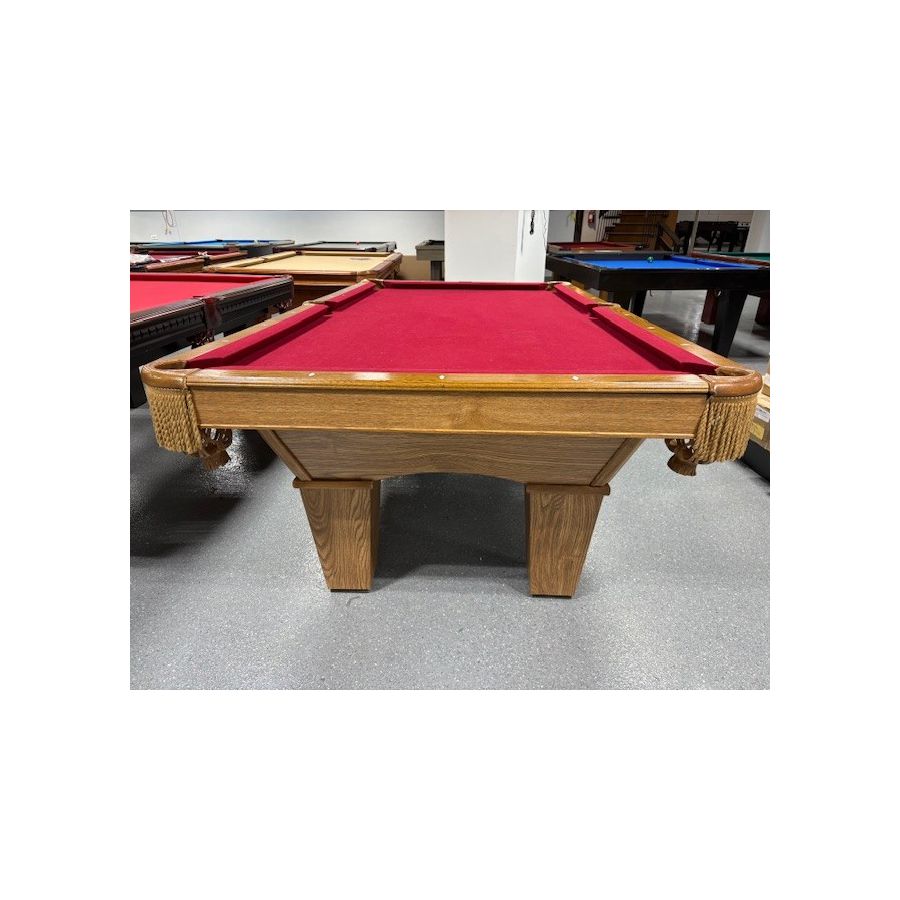 Brunswick Billiards 8 foot used pool table with 1 inch thick natural ...