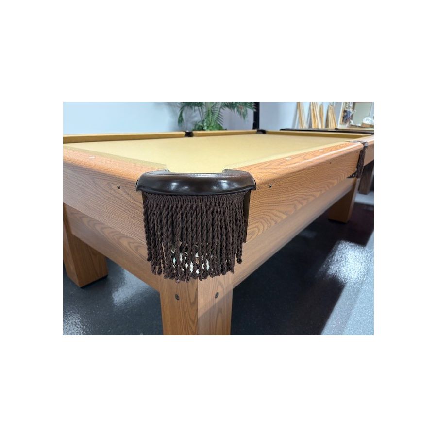 Canada Billiards Oak Beauty used 8 foot pool table with natural ...