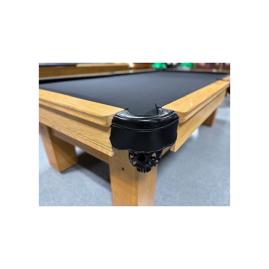 Palason Santa Fe 8 foot Medium Oak finish natural quarried 1 inch slate ...